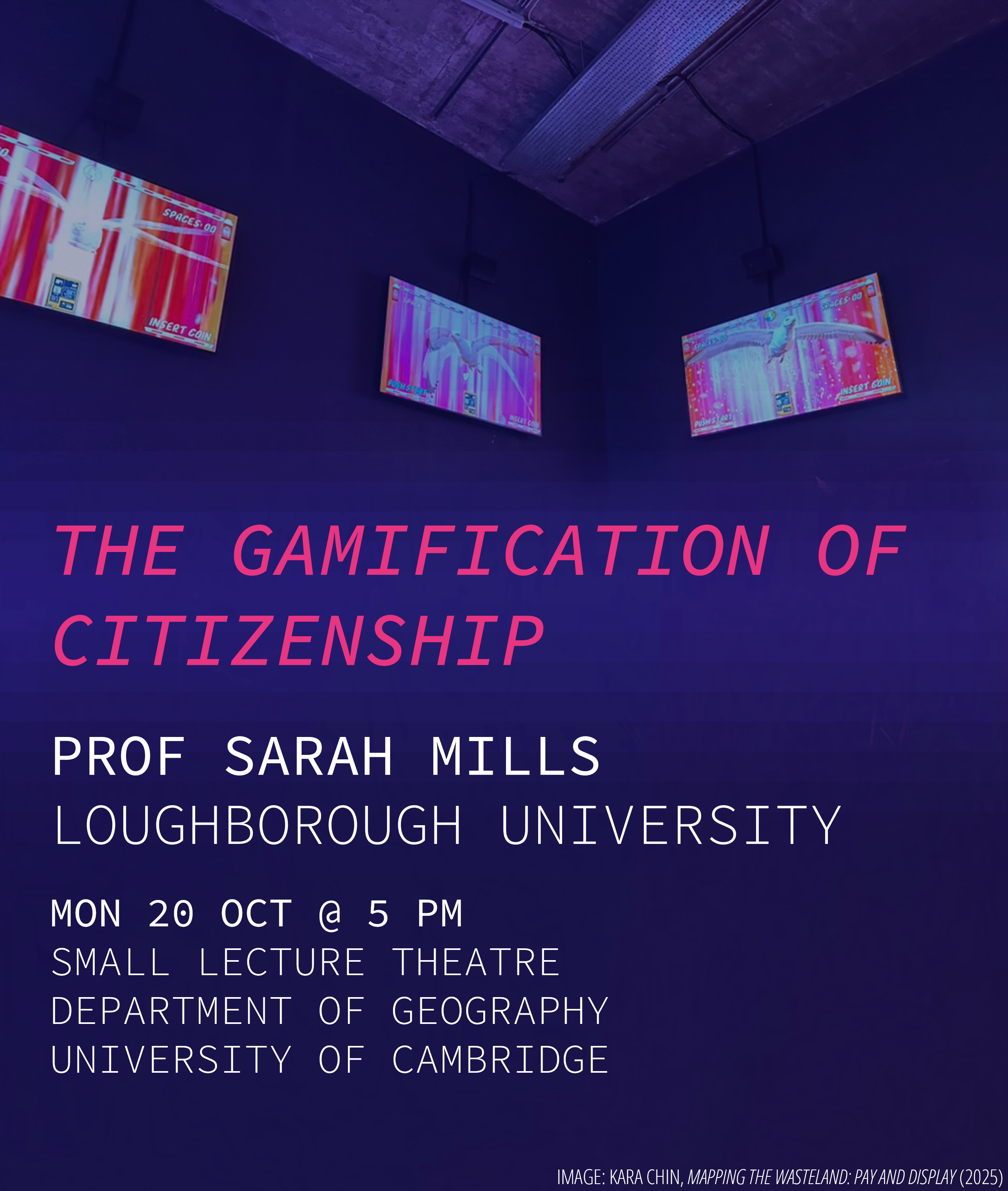 TALKS AND VISITING FELLOWSHIPS – AUTUMN 2025 – Professor Sarah Mills